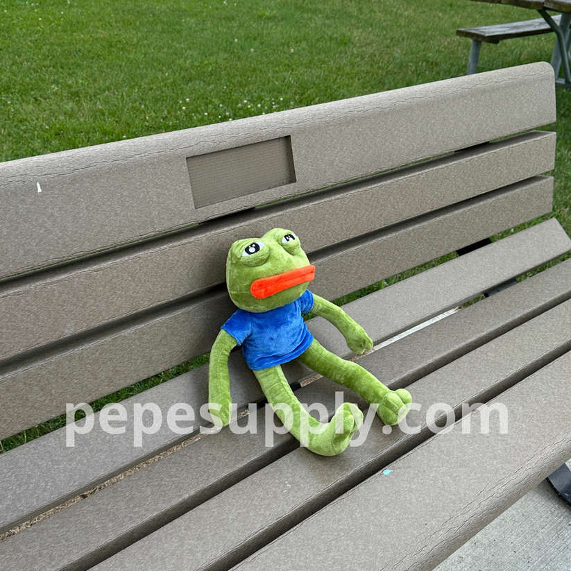 Pepe Plush - The Ultimate Sad Frog Toy Doll (17.7 Inch, Ultra Soft ...