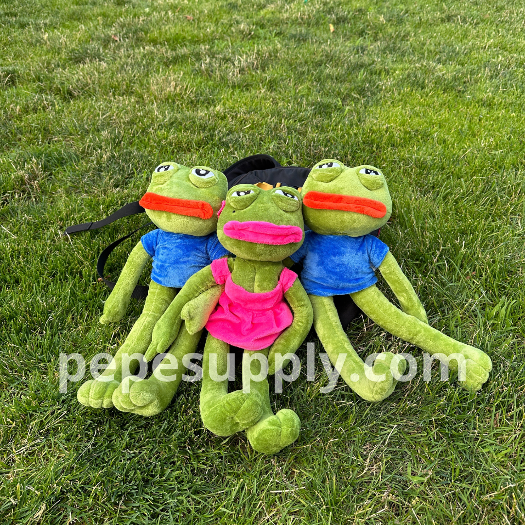 Pepe Plush - The Ultimate Sad Frog Toy Doll (17.7 Inch, Ultra Soft ...
